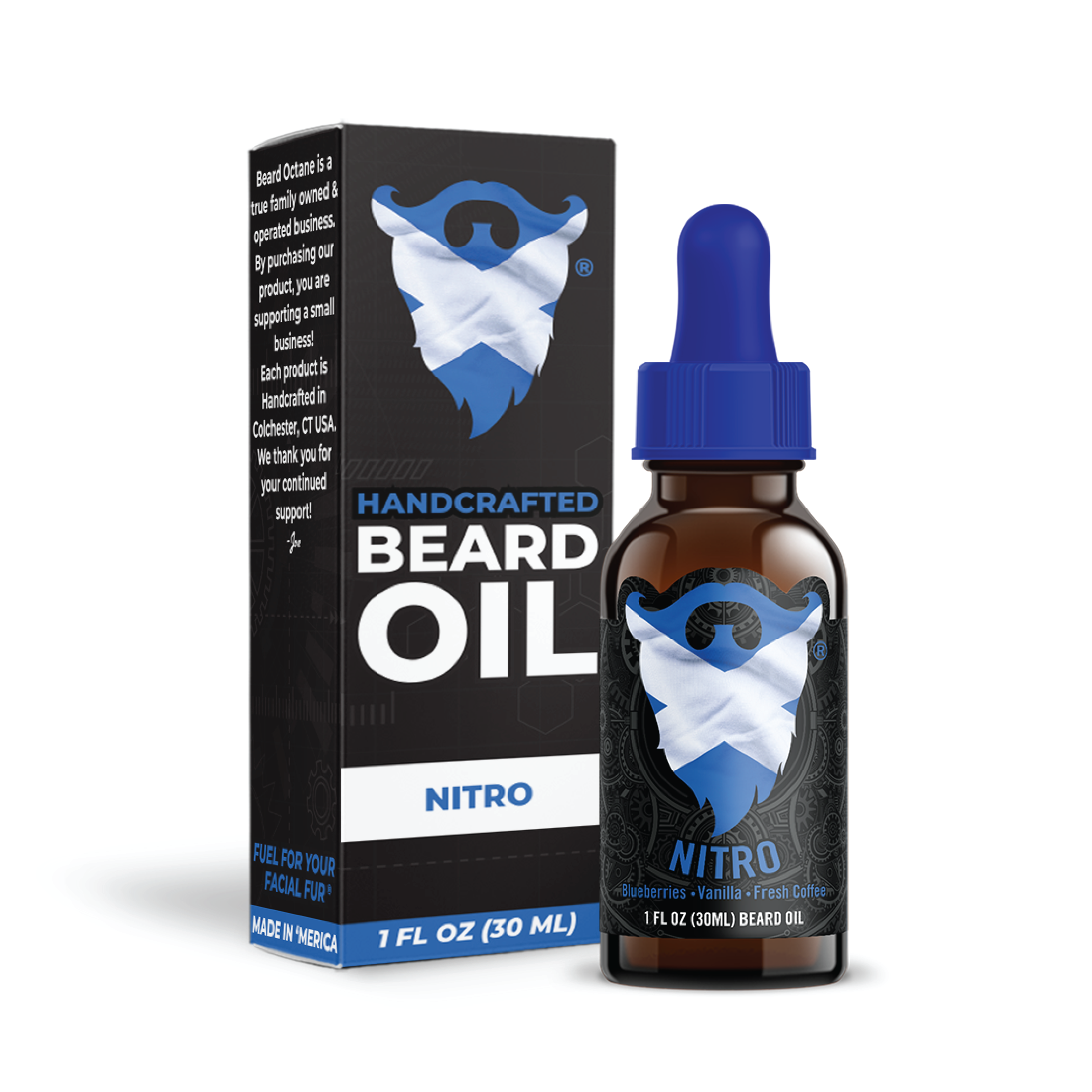 Nitro Beard Oil - Blueberries & Fresh Ground Coffee – Beard Octane ...